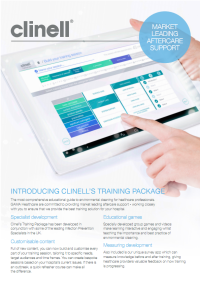 Clinell Training Package - Clinell Hand Sanitising - Hand Hygiene ...